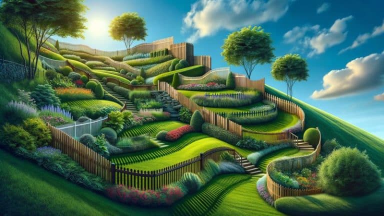 Gartenzaun auf schräge Ebene: Meistere jetzt das Gefälle!